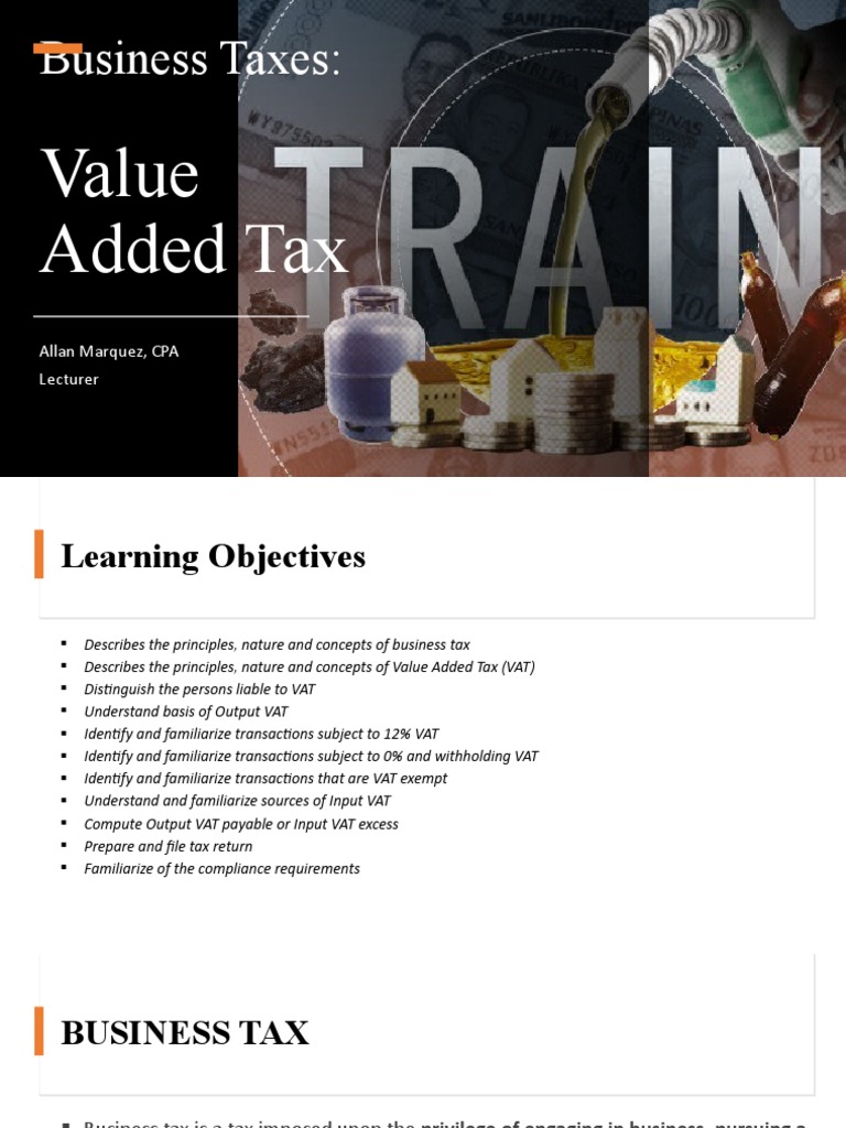 Module 3 Value Added Tax Pdf Value Added Tax Taxes