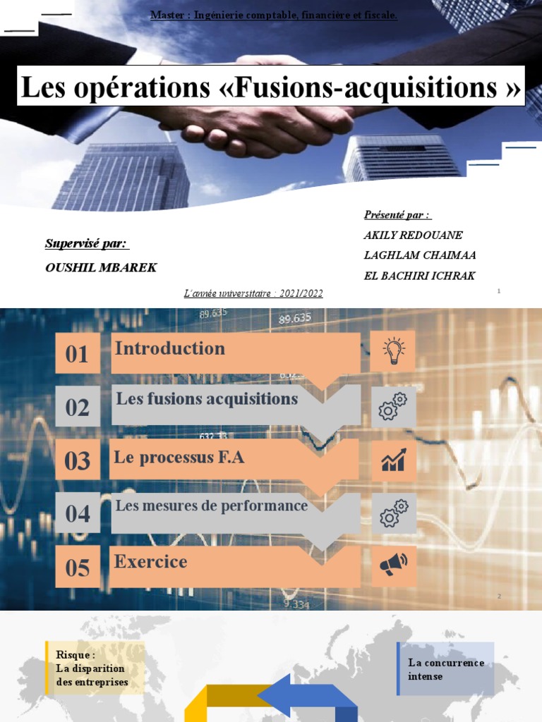 Présentation Fusions Acquisitions | PDF | Fusions et acquisitions | Croissance économique