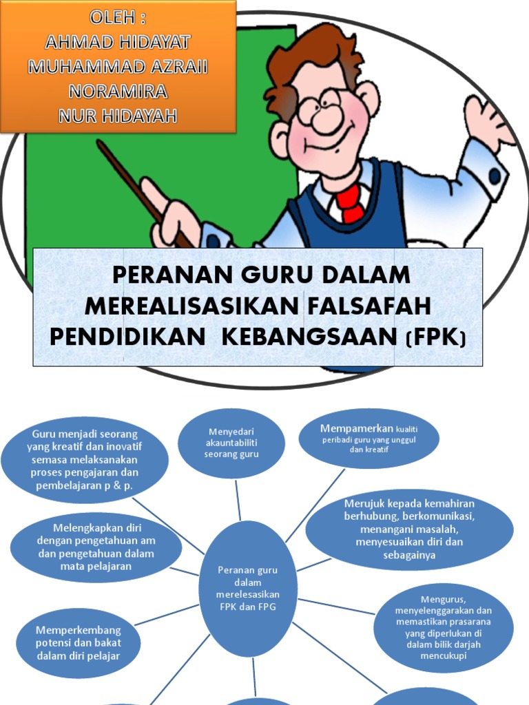 Peranan Guru Dalam Merealisasikan Falsafah Pendidikan Kebangsaan FPK | PDF
