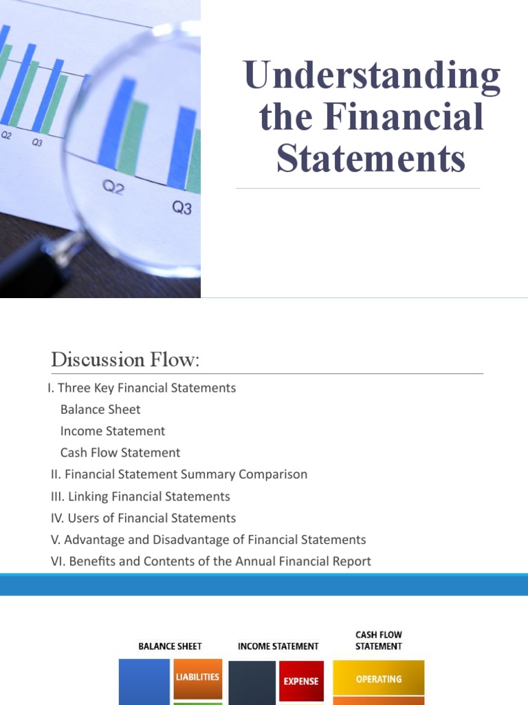 Understanding The Financial Statements | PDF | Cash Flow Statement ...