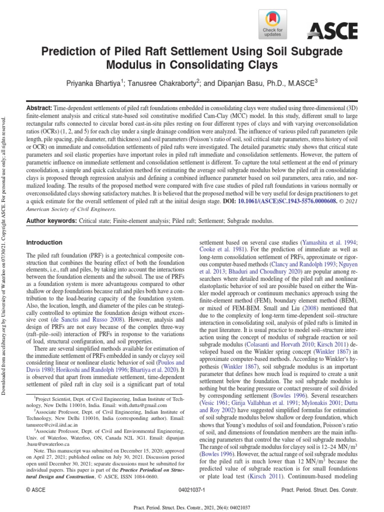 2021 Priyanka Clay Subgrade PracticePeriodical ASCE | PDF | Young's ...