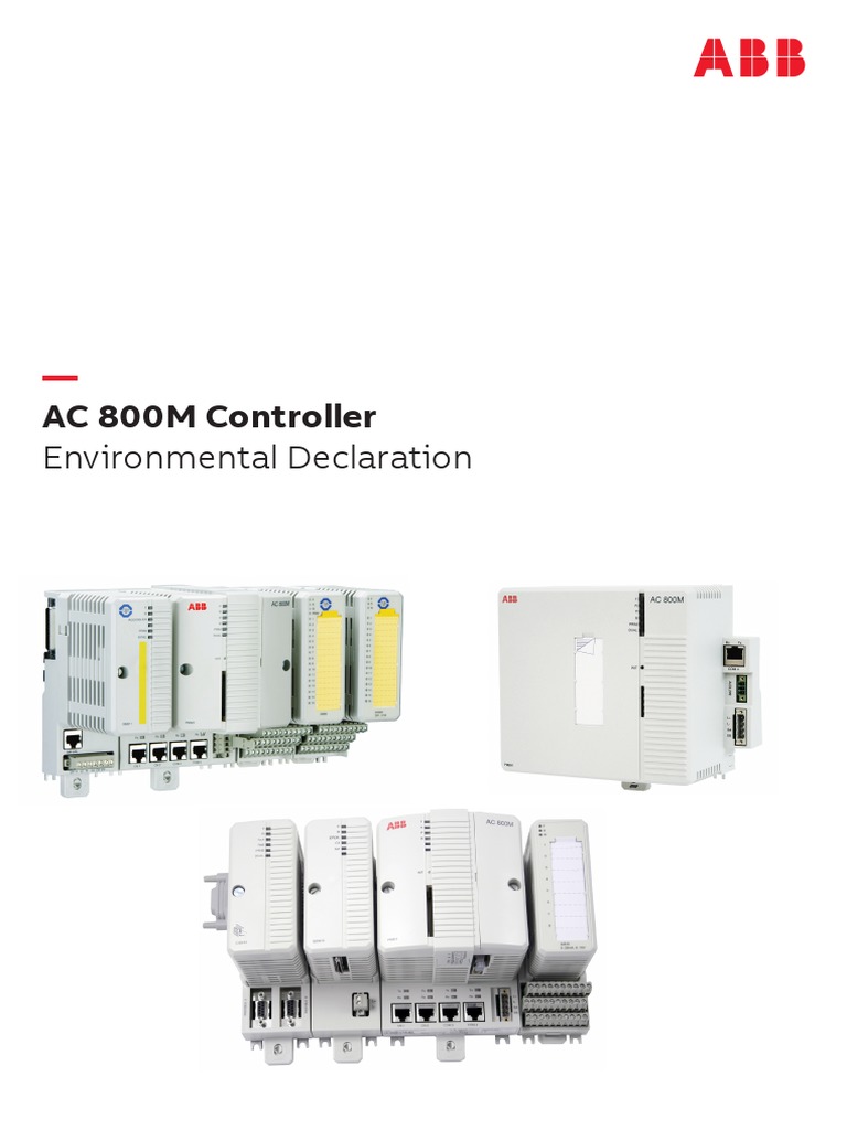 3BSE041039 en D AC 800M Controller Environmental Declaration | PDF ...