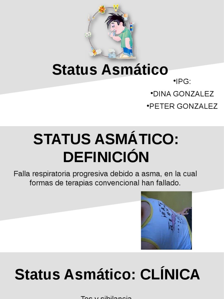Manejo del Status Asmático | PDF | Asma | Enfermedades y trastornos