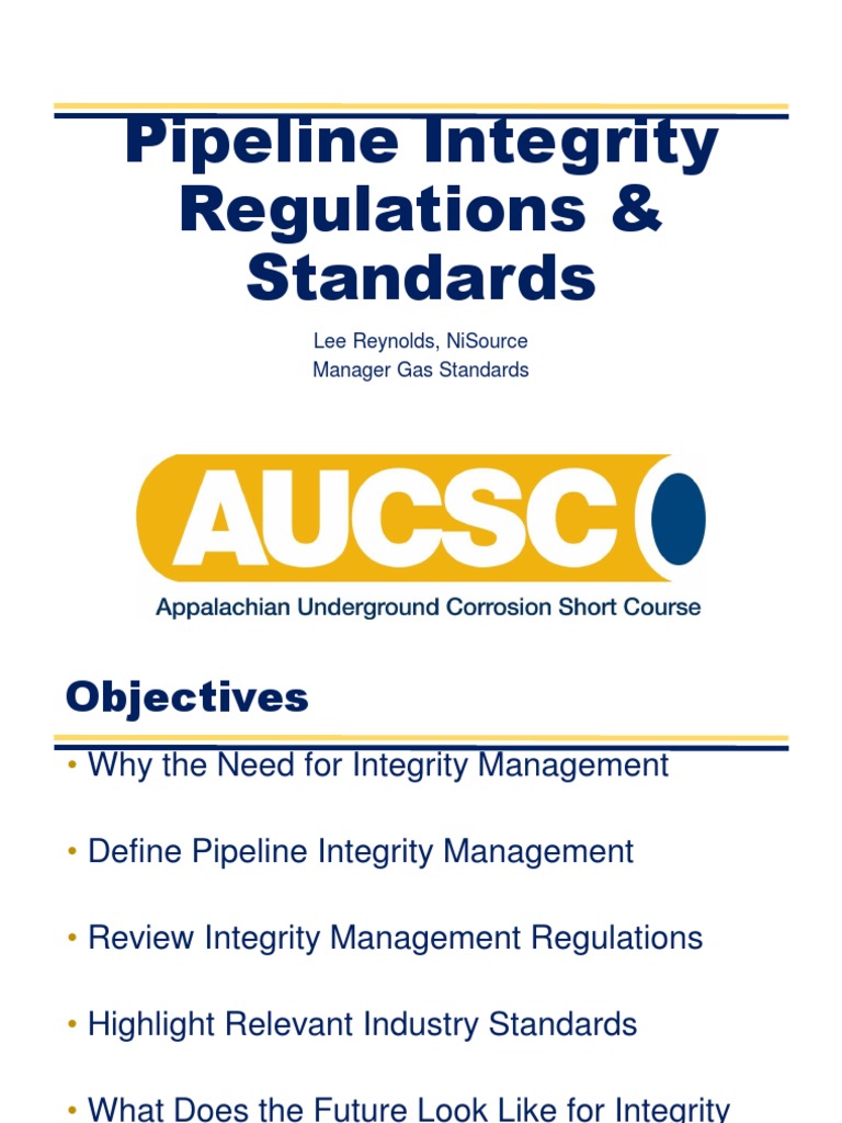 PIM - Pipeline Integrity and Standards - 2019 | PDF | Natural Gas ...