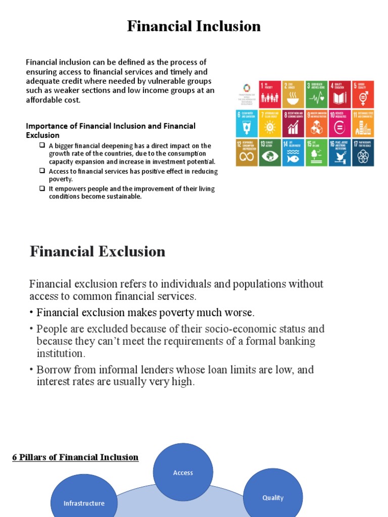 Importance of Financial Inclusion and Financial Exclusion | PDF ...