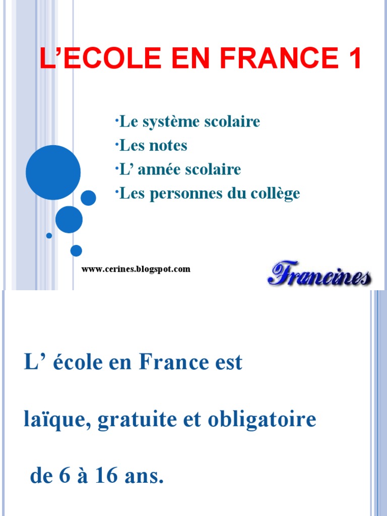 Lecole en France Comprehension Orale Controle Devaluation - 30556 | PDF