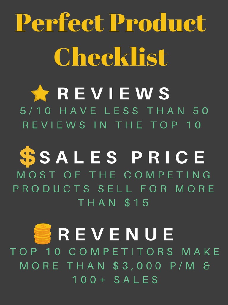 Product Research Cheat Sheet | PDF
