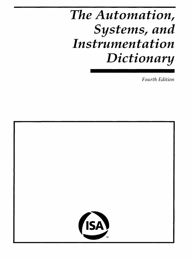 Automation, Systems, and Instrumentation Dictionary | PDF | Digital To ...