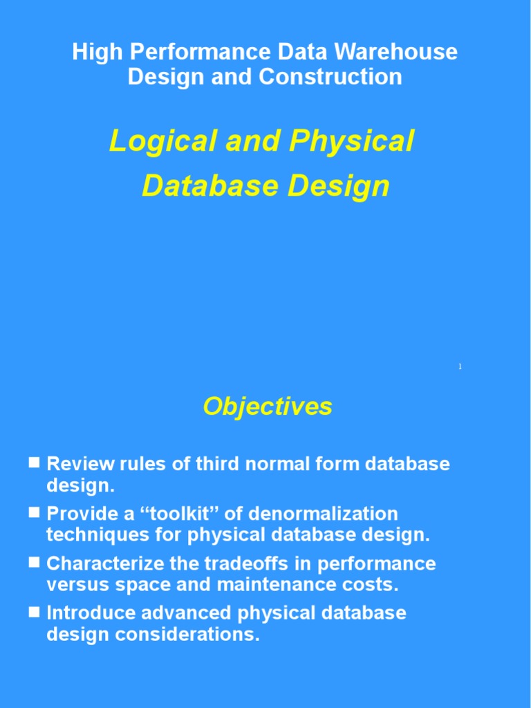 2 - Logical and Physical Data Modeling | PDF | Databases | Relational ...