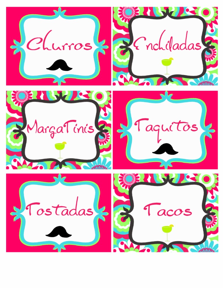 Buffet Labels | PDF