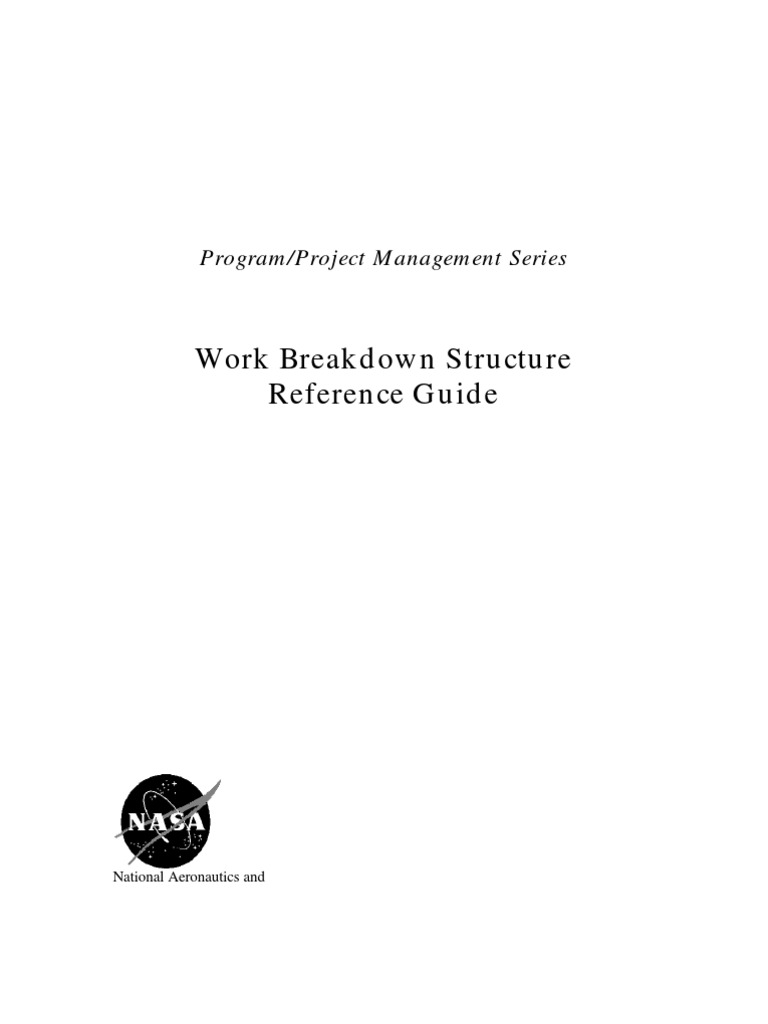 NASA Work Breakdown Structure Guide | PDF | Project Management | Business