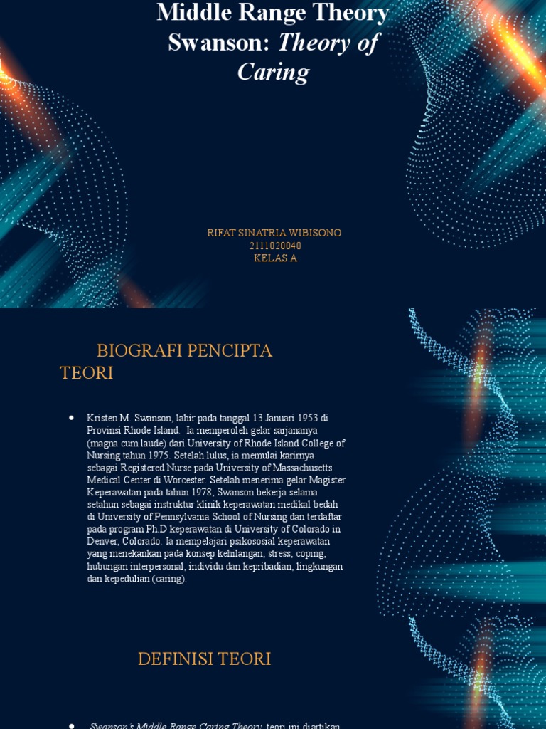 Middle Range Theory Swanson Theory of Caring | PDF