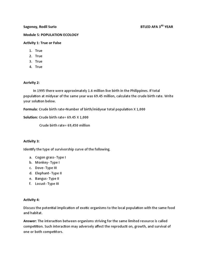 EnviSci Module 5 Rodil Sagonoy | PDF