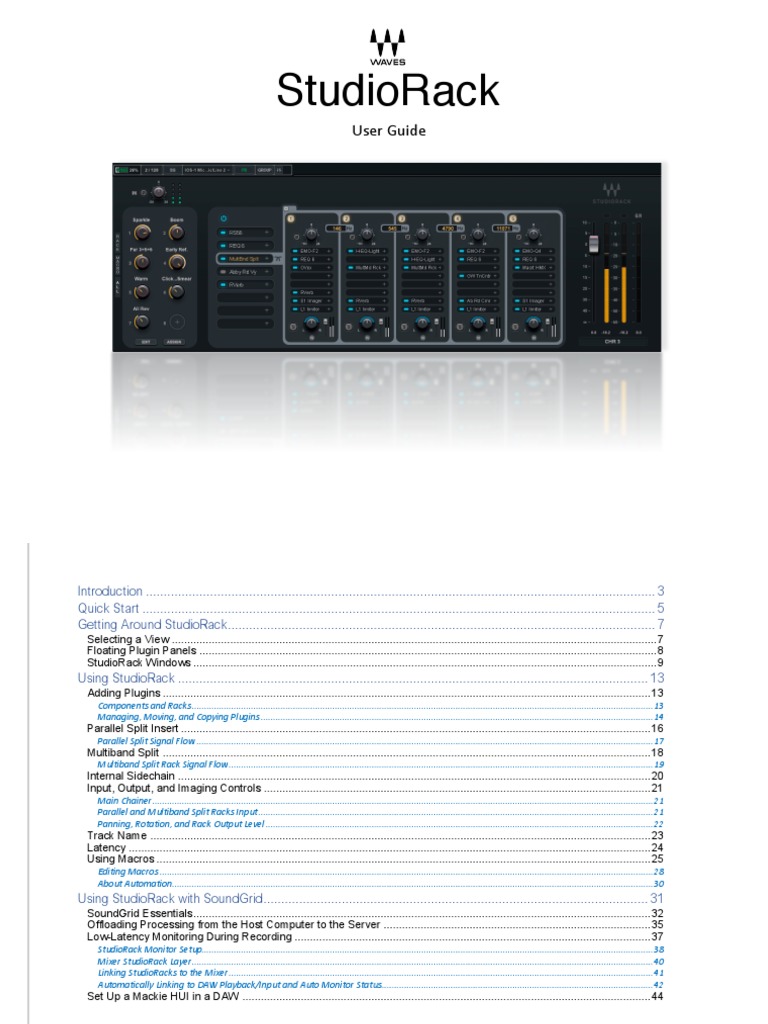 Studiorack v3 | Download Free PDF | Window (Computing) | Latency ...