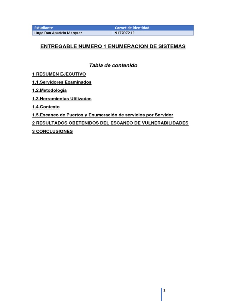 Entregable 1 - HDAM | PDF | Protocolo de Control de Transmisión ...
