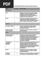 COREQ -32 checklist - Pt | PDF | Entrevista | Amostragem (Estatística)