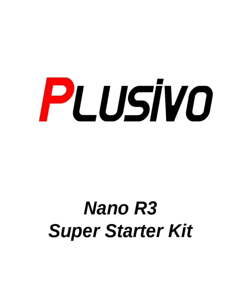 Plusivo Nano Starter Kit Guide | PDF | Arduino | Resistor