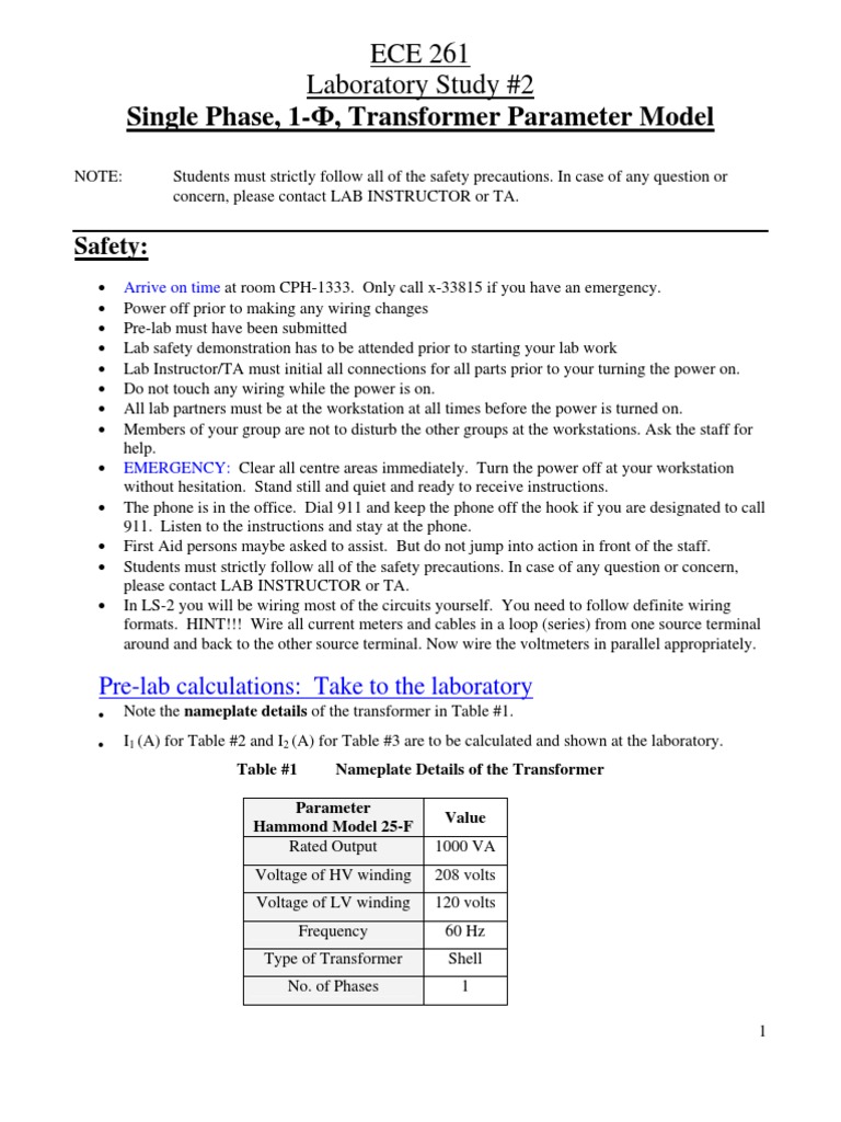 Load Test Transformer | PDF | Volt | Transformer