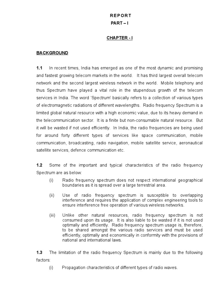 Pac Report 20110428 | PDF | Radio | Telecommunication