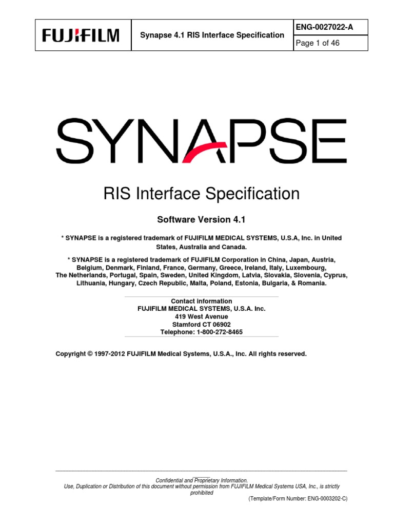Synapse RIS Version 4-1 | PDF | Transmission Control Protocol ...