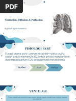 Ventilasi dan Perfusi Paru: Proses Gas | PDF | Pernapasan | Pembuluh Darah