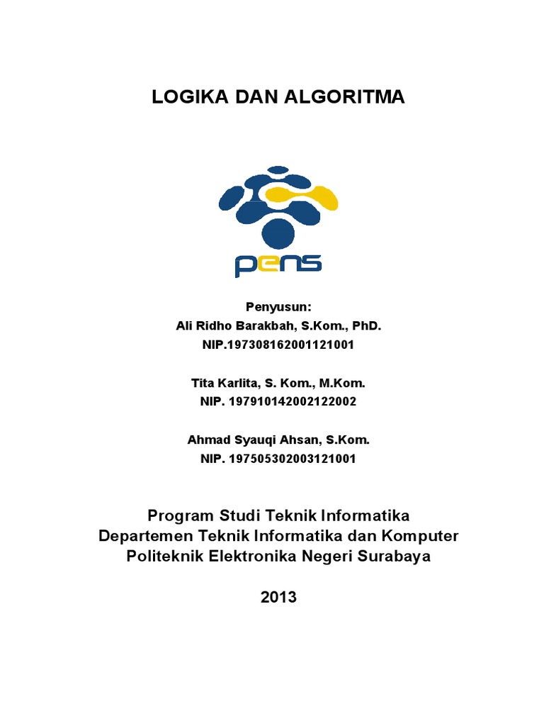 Buku Logika Algoritma | PDF