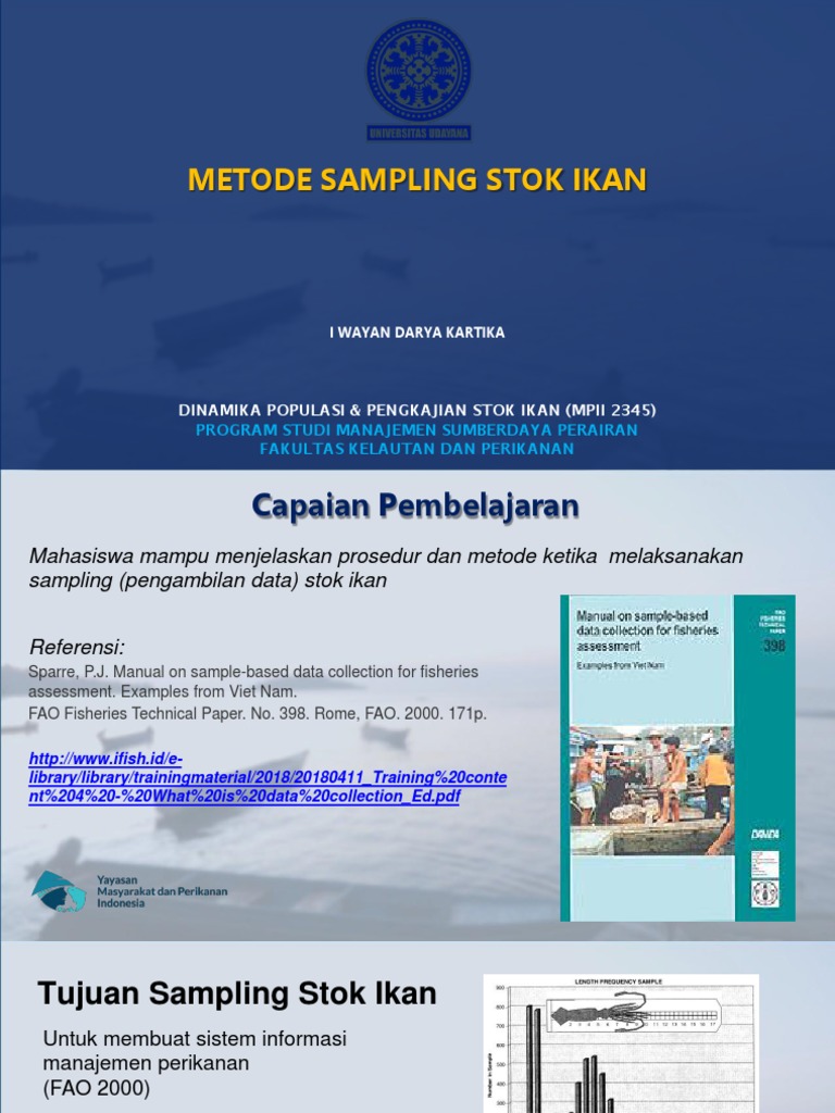 Metode Sampling Stok Ikan Berkelanjutan | PDF