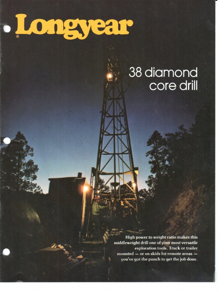 Longyear 38 Diamond Core Drill | PDF