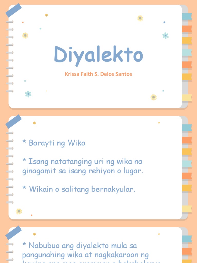 Dayalekto | PDF