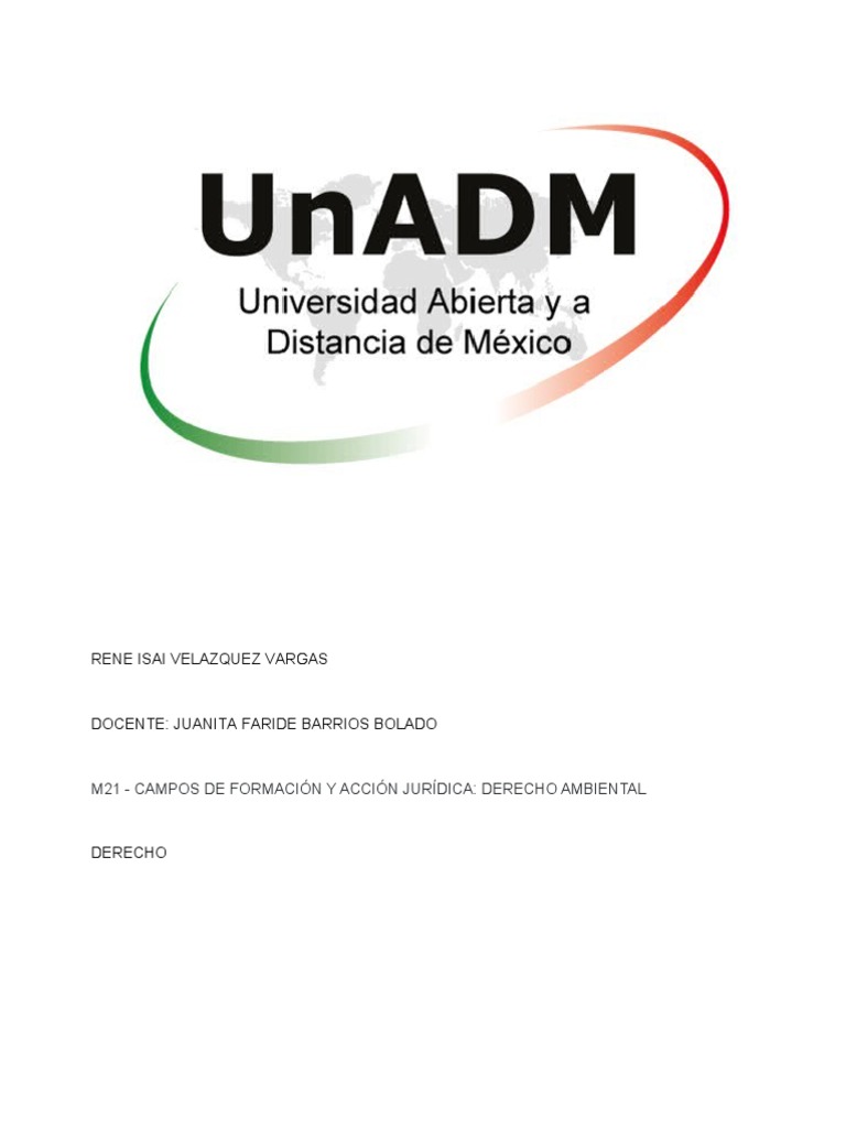 M21 Da U1 S1 Rivv. | PDF | Biodiversidad | Ley del Medio Ambiente M21 Da U1 S1 Rivv. | PDF | Biodiversidad | Ley del Medio Ambiente