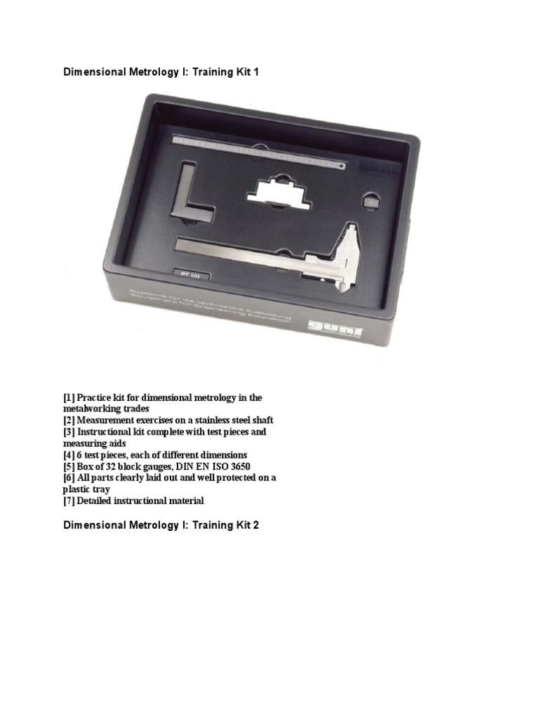 Dimensional Metrology I | PDF | Mechanical Engineering | Metrology