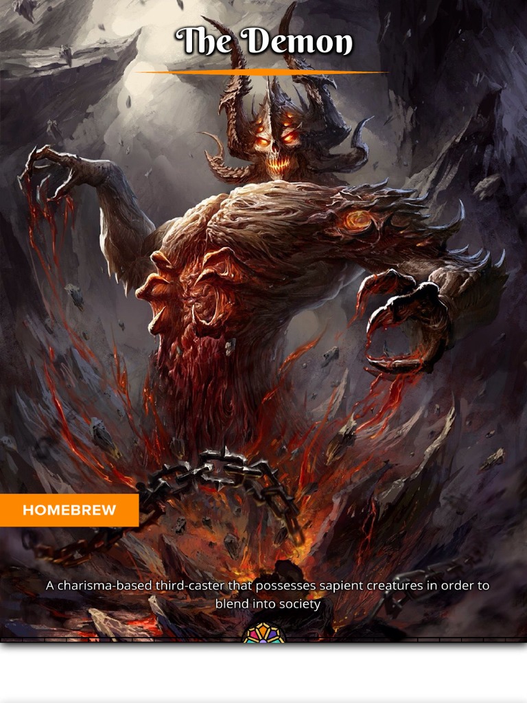 Demon Class 5e - GM Binder | PDF