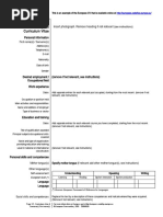 CV Template Download Guide | PDF | Human Communication