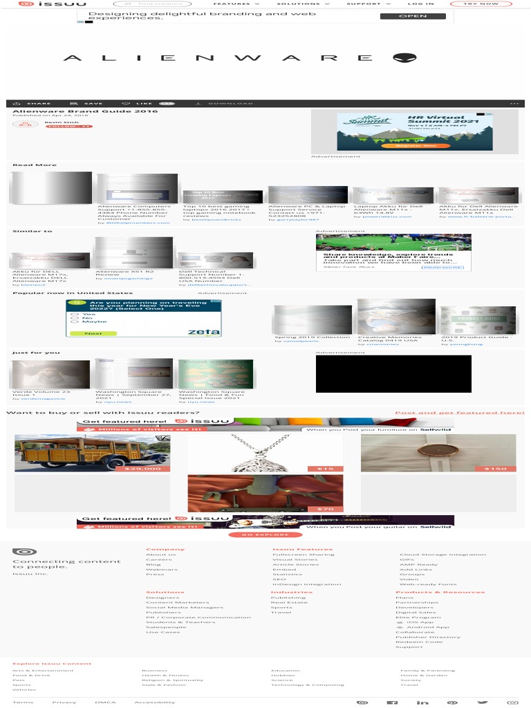 Alienware Brand Guide 2016 by Kevin Stich - Issuu | PDF