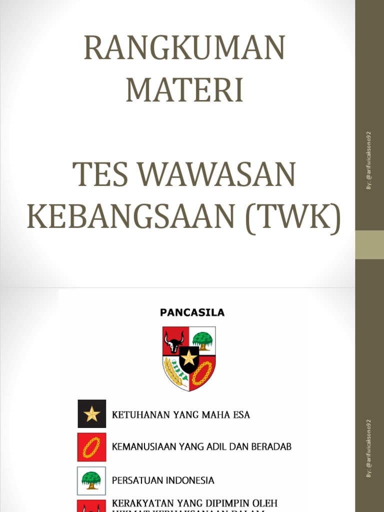 Rangkuman TWK | PDF