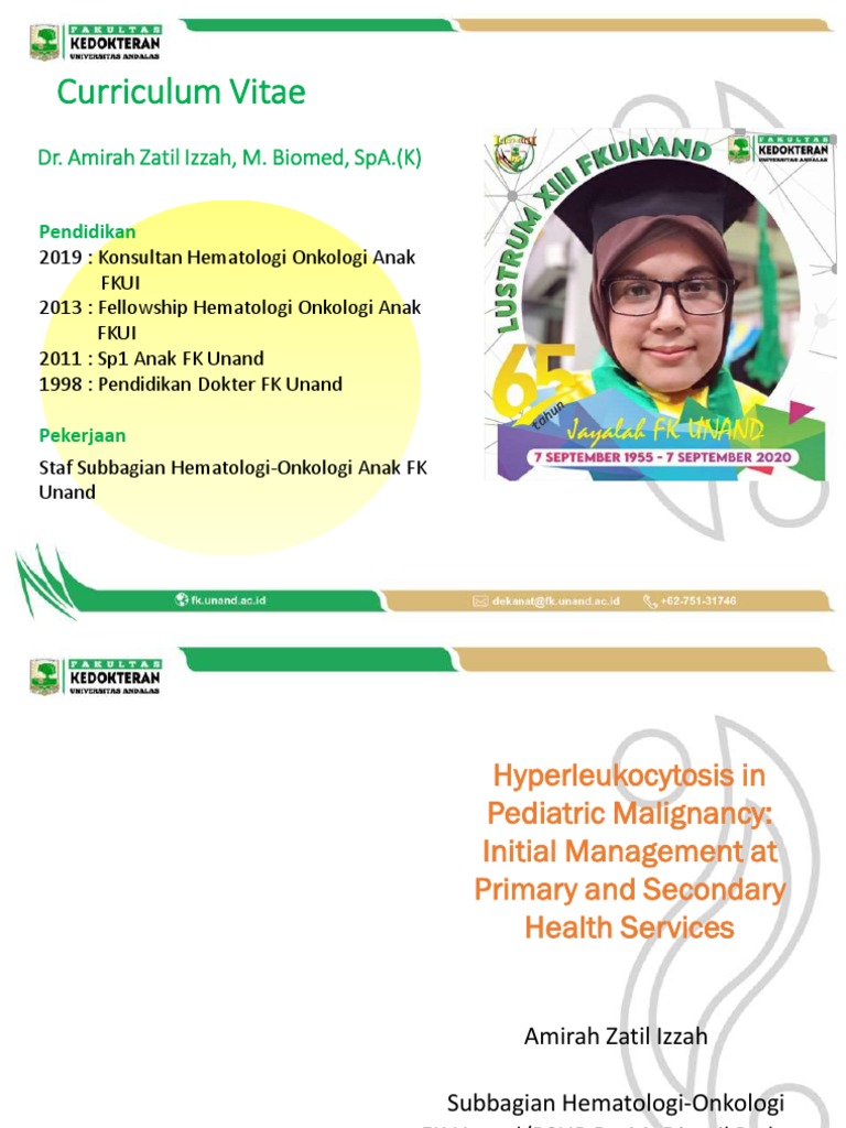 Hyperleukocytosis in Pediatric Malignancy, Initial Management Primary ...