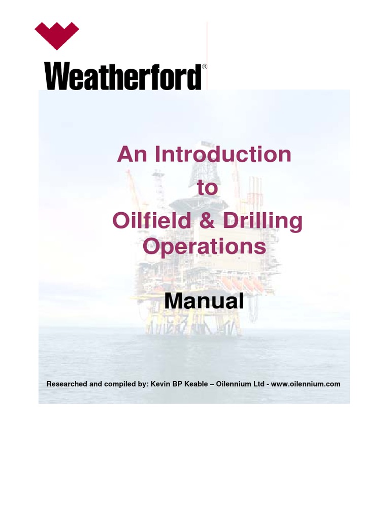 Oilfield & Drilling Operations Manual | PDF | Opec | Petroleum
