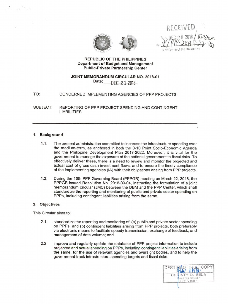 PPP Project Spending Reporting Guidelines | PDF | Public–Private ...