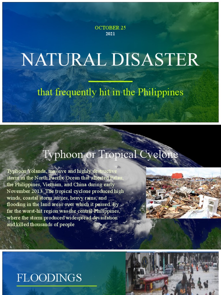 Common Natural Disasters in the Philippines | PDF | Natural Hazards ...