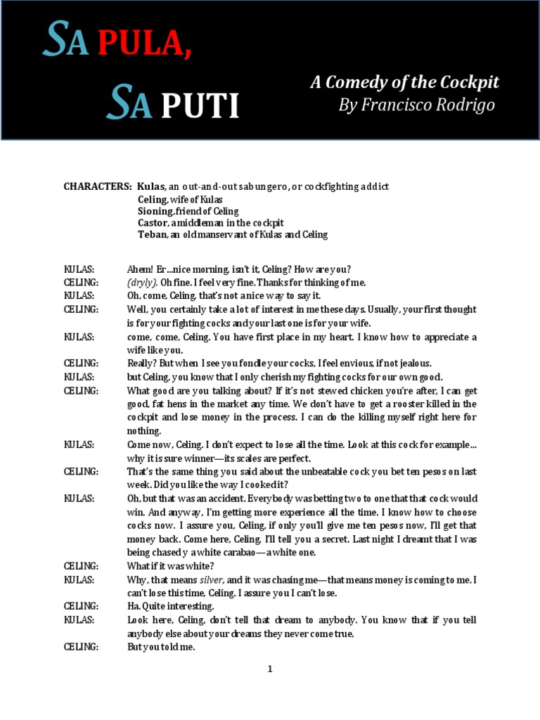 Sa Pula, Sa Puti by Francisco Rodrigo | PDF | Chicken
