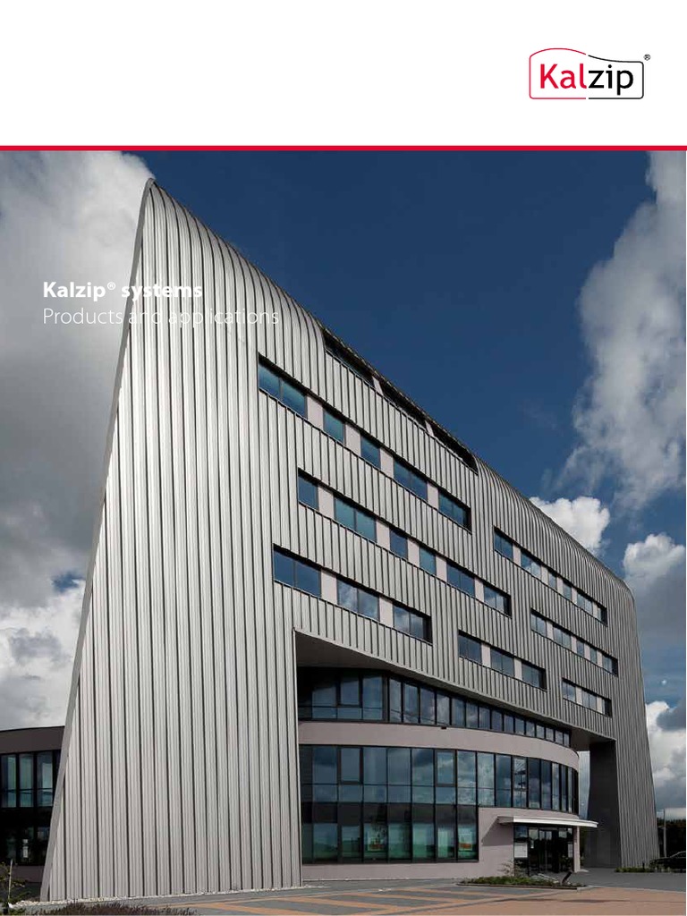 Kalzip Products and Applications | PDF | Roof | Sheet Metal