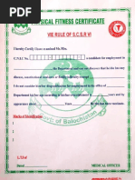 BOCW ACT Medical Form 28 | PDF