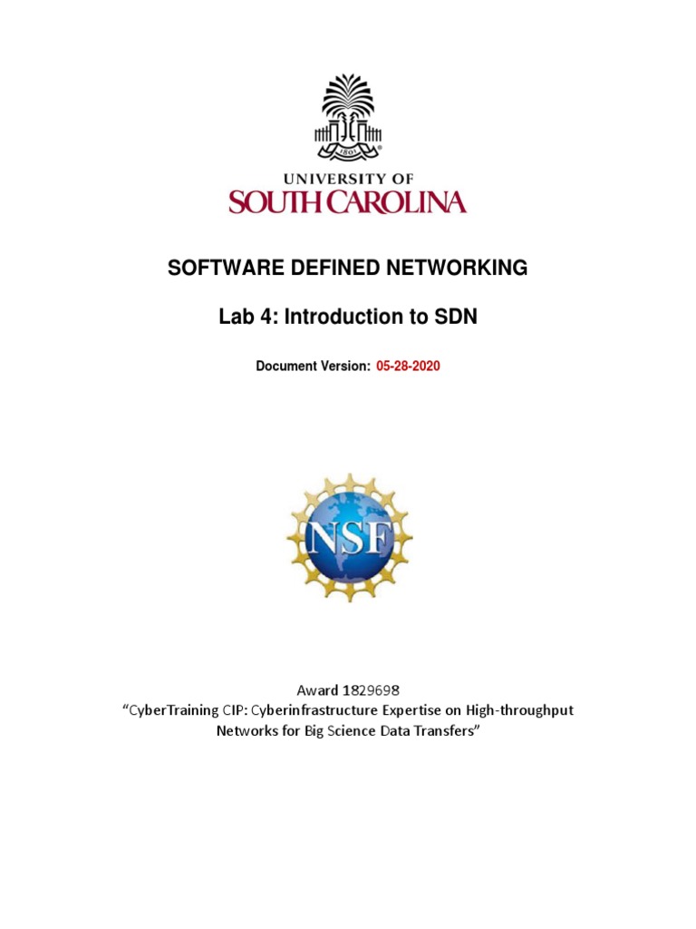 Lab 4 - Introduction To SDN | PDF | Computer Network | Network Switch