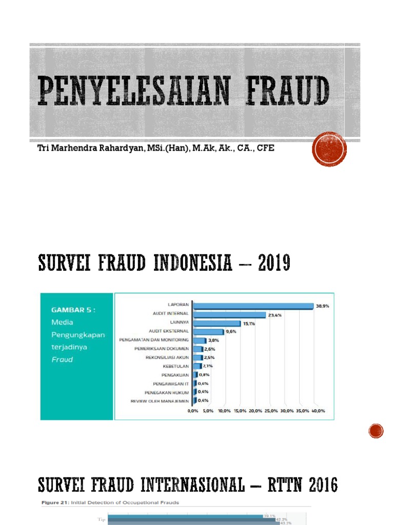 TM 13 - Penyelesaian Fraud | PDF