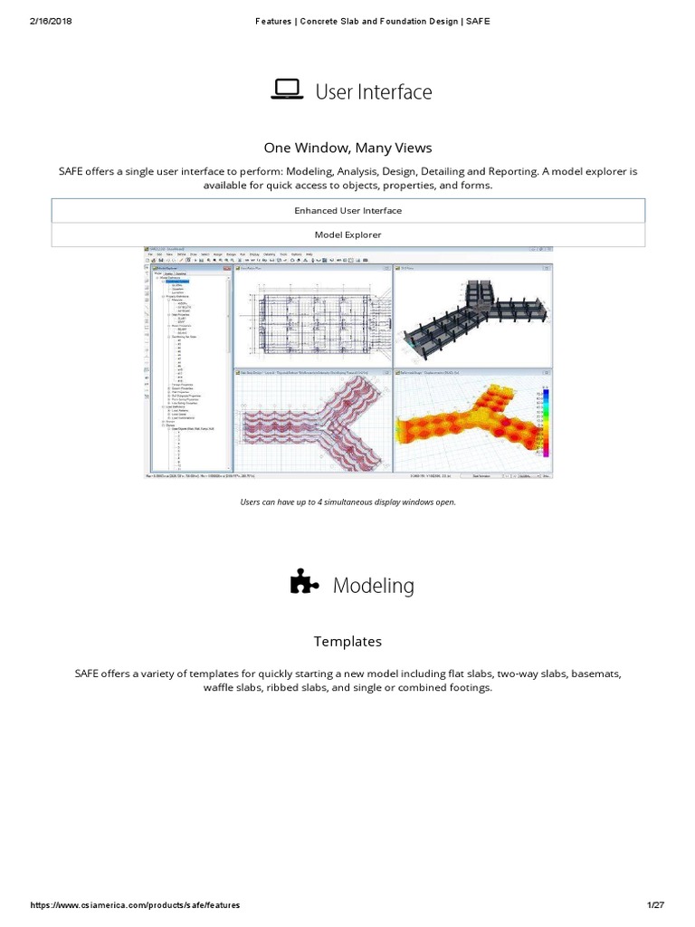 Features - Concrete Slab and Foundation Design - SAFE | PDF ...