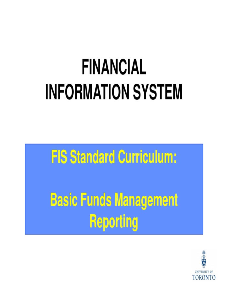 FIS Financial Report | PDF | Microsoft Excel | Budget