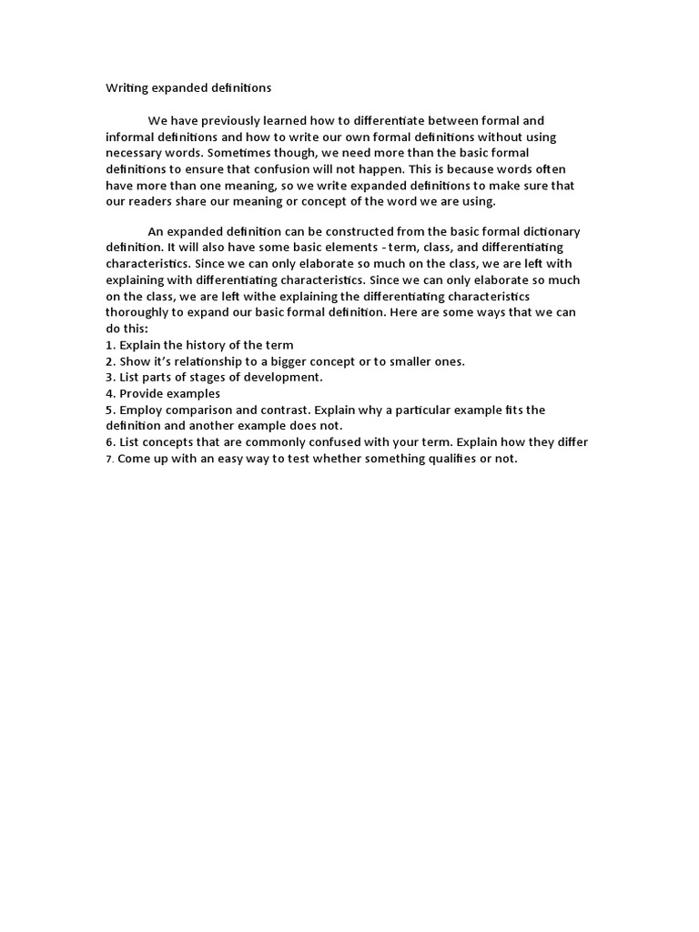 Expanded Definitions Guide | PDF | Career & Growth | Business