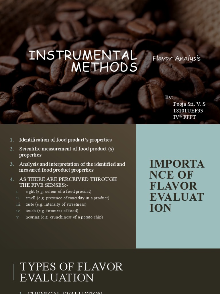 Instrumental Method of Flavor Analysis | PDF | Gas Chromatography ...