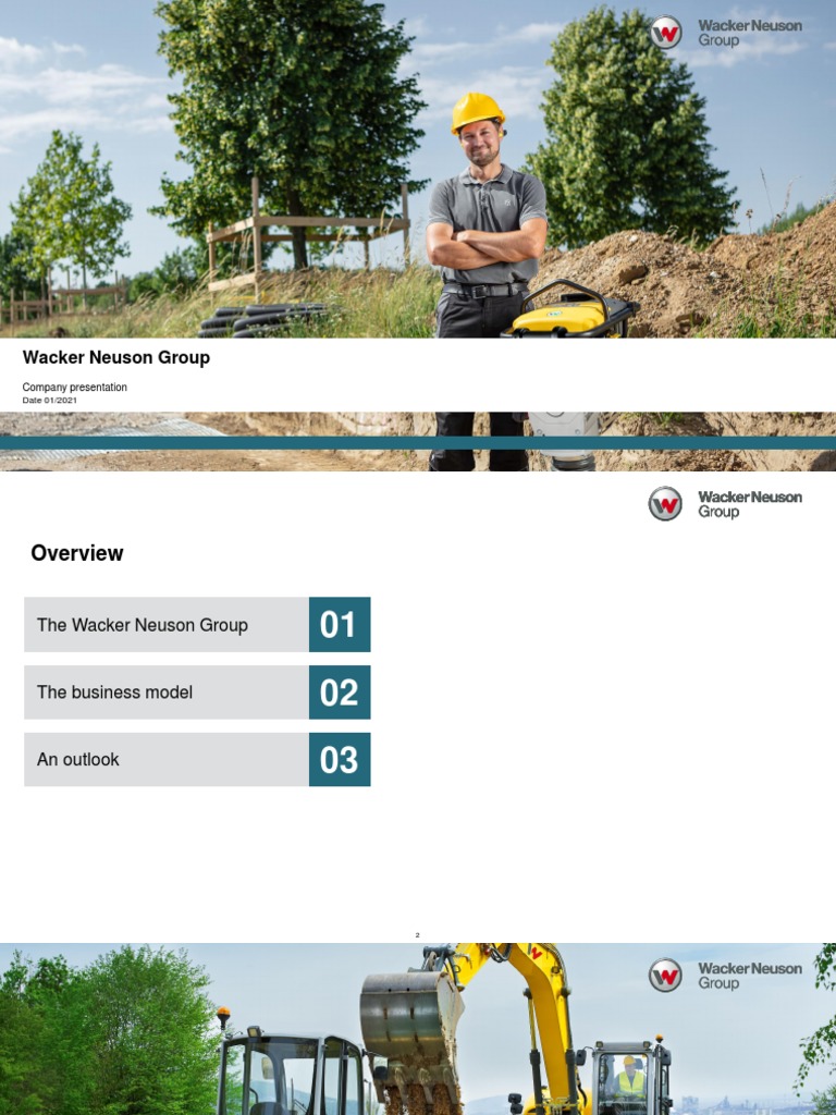 Wacker Neuson Group Overview 2021 | PDF