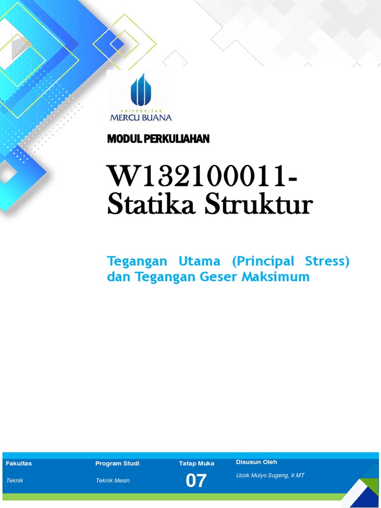 Modul 7 Statika Struktur Word | PDF